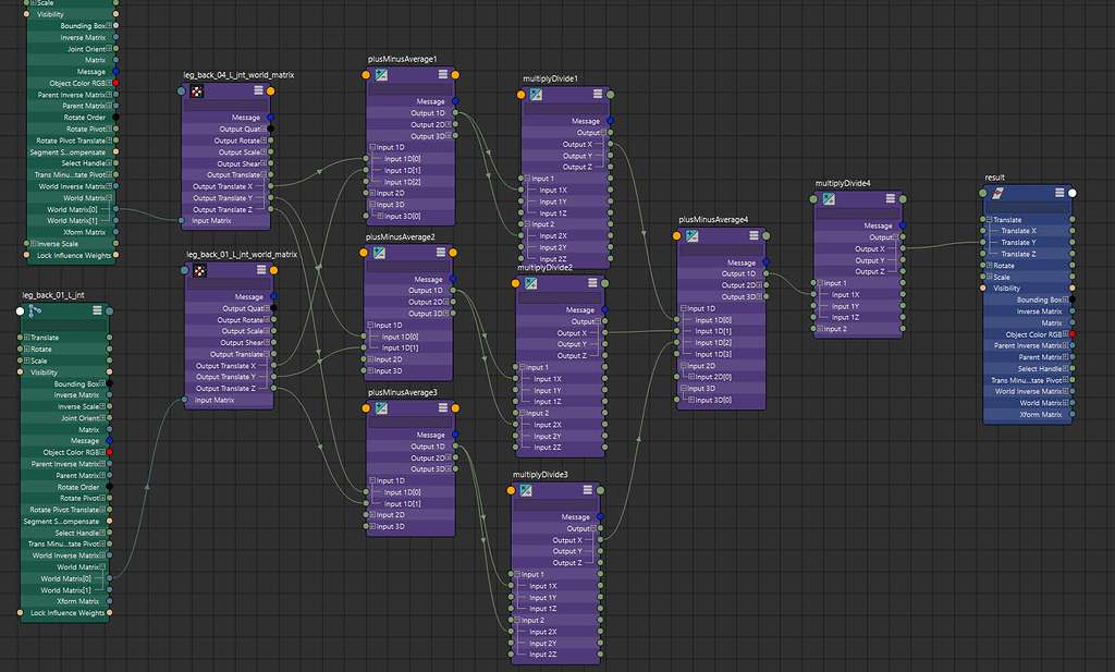 [Maya] How to perform this "calculation" with the least amount of nodes ...