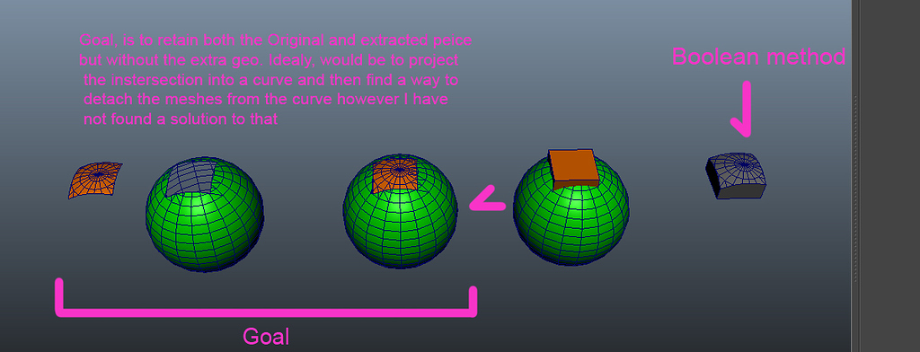 [Maya][Python]Boolean Intersection and Object selection - Coding - Tech-Artists.Org