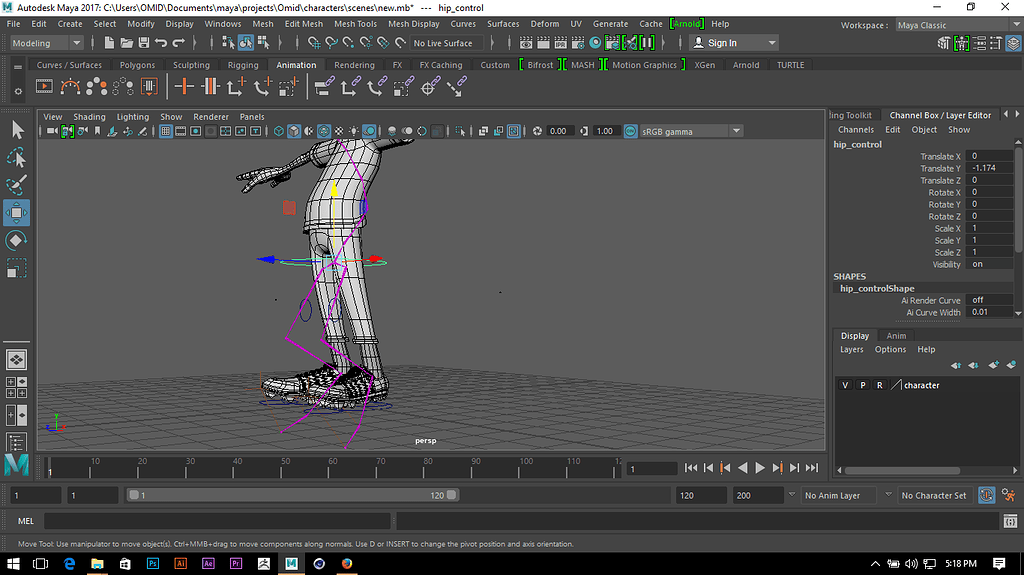 Issues with Rigging in maya 2017 - Rigging - Tech-Artists.Org