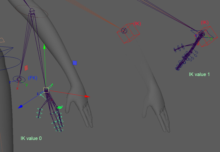FK IK switch issue with switching it - Rigging - Tech-Artists.Org
